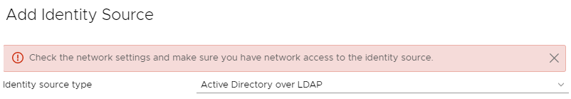 Adding An Identity Source Ldap Username Format Error