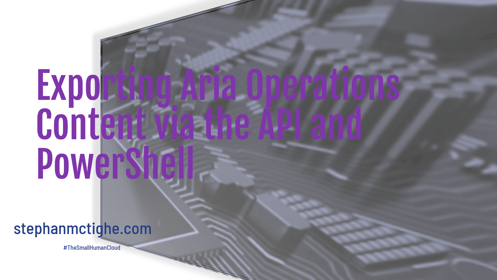 Exporting Aria Operations Content via the API and PowerShell | The Small Human Cloud